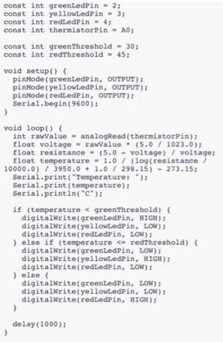 Solved Const Int Greenledpin 2 Const Int Yellowledp In 3