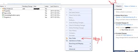 Visual Studio 2015 Adding Existing Folder And Files To Tfs Stack