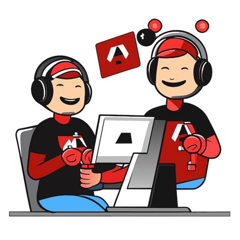 Premium Vector Ai Comedy Night Programmers And Their Virtual Creations