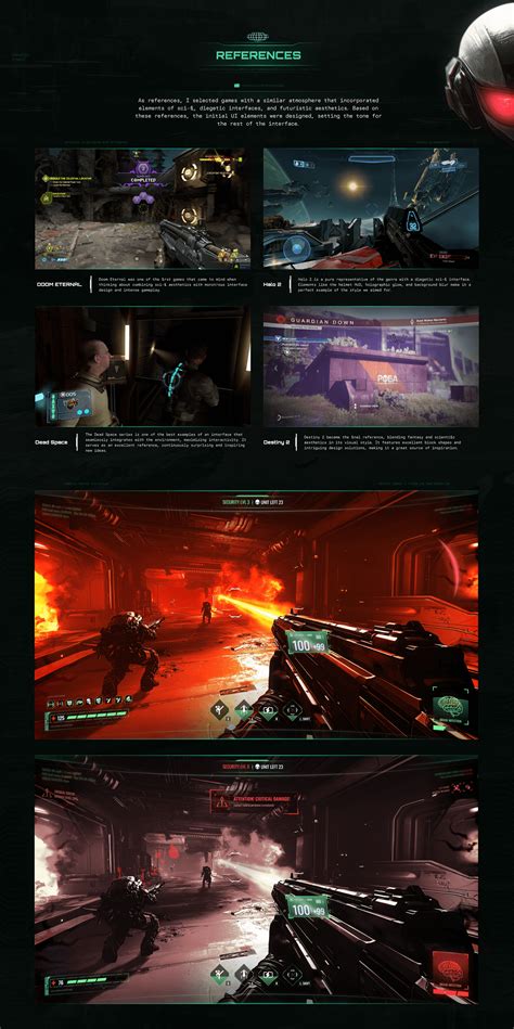 Ui Ux Game Concept Sci Fi Game Behance