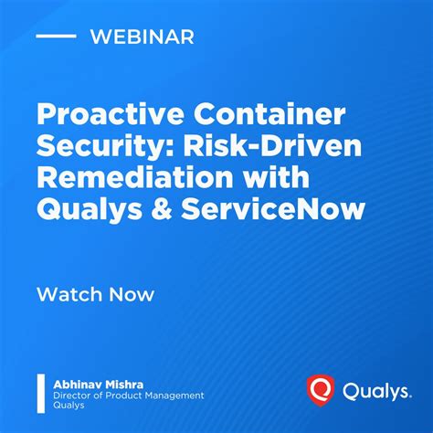 Qualys And Servicenow Webinar On Cloud Native Security Qualys Posted On The Topic Linkedin