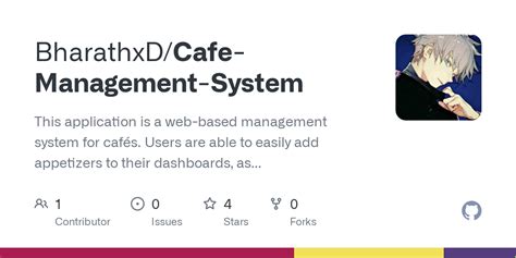 GitHub BharathxD Cafe Management System This Application Is A Web Based Management System For