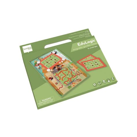 Magnetyczna Układanka 18 Kart Zadań Labirynt Ogród Scratch