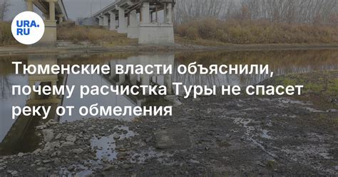 Уровень воды в Туре: власти объяснили, почему расчистка Туры не спасет ...