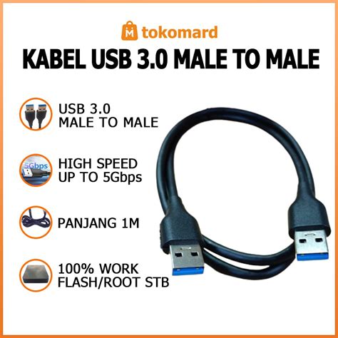 Jual Kabel Usb Male To Male High Speed Kabel Data Original M M Alat Khusus Flash Stb