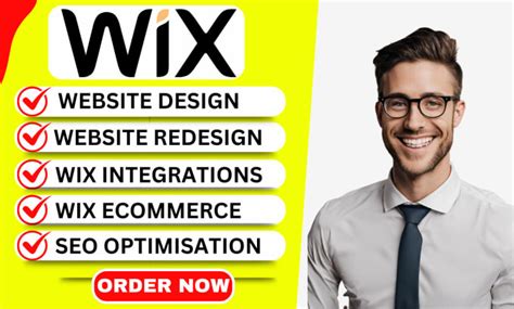 build wix website wix ecommerce website design redesign wix website wix