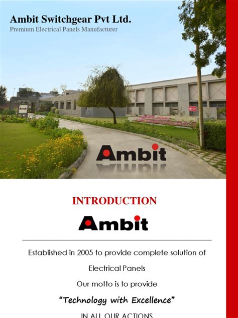 Ambit Switchgear Pvt Ltd Premium Electrical Panels Manufacturer Pdf Insulator Electricity