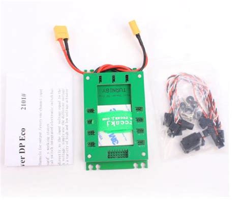 Mini Servo Section Board With Dual Power Input Wire And Electronic Switch Rcskylite