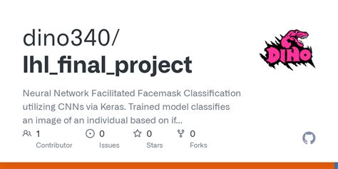 Github Dino340lhlfinalproject Neural Network Facilitated Facemask Classification Utilizing