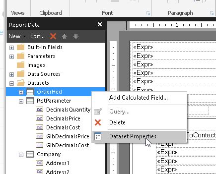 RDD SSRS Adding A UD Table Sync Dataset Epicor ERP 10 Epicor User Help Forum