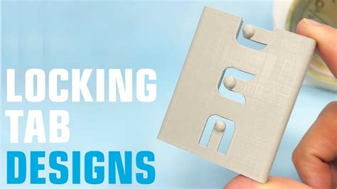 Design Snap Fits For Mass Production 3d Printing Youtube