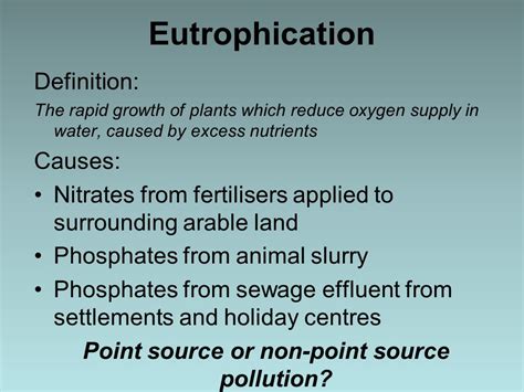 Eutrophication Definition