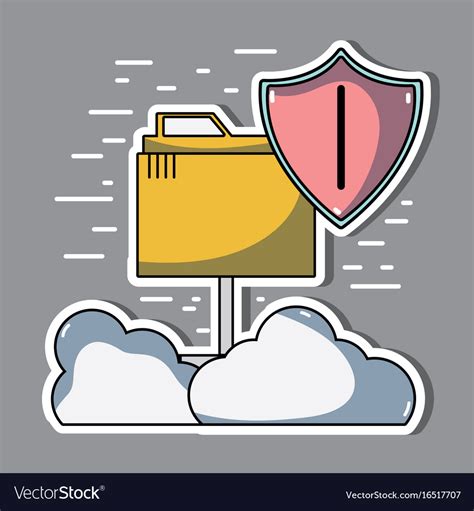 Security Data Center Connection Server Royalty Free Vector