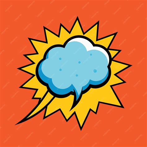 Premium Vector Comic Bubble Speech Cartoon Vector