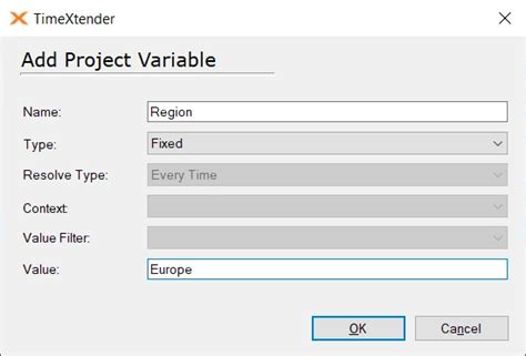 Project Variables Community