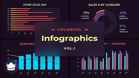 Colorful Infographics After Effects Template YouTube