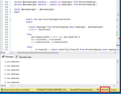 Reworking Long Running Sql Queries For Optimal Database Performance