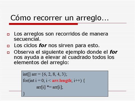 Estructuras De Datos Arreglos Arreglo Un Arreglo En