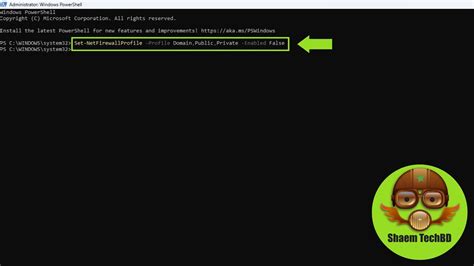 How To Disable Microsoft Defender Firewall From PowerShell YouTube