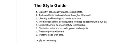 Nbstyle Anotebookstyleguide Ipynb At Master Kunalb Nbstyle Github