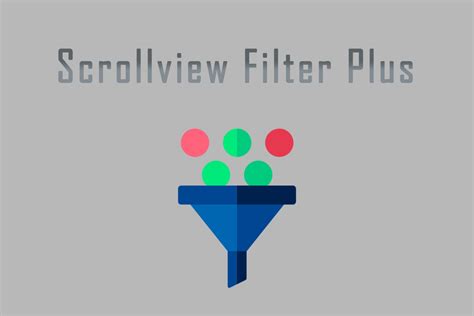 Scrollviewfilterplus Gui ツール Unity Asset Store