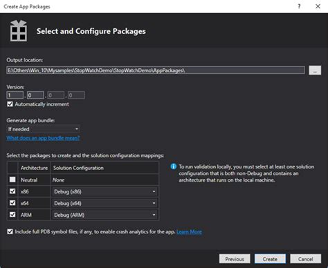 Create A Windows Application Masopmls