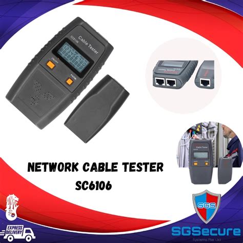 Network Cable Tester Seamless Connectivity Assurance Sc6106 Shopee Singapore