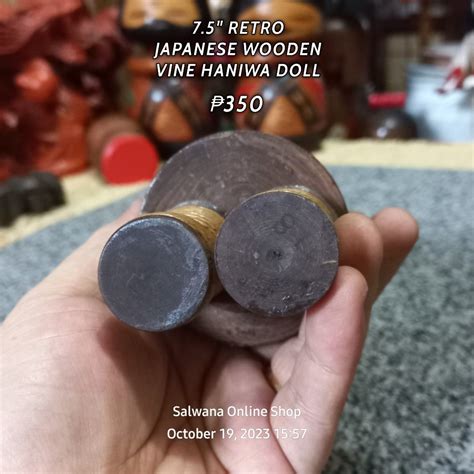 75 Retro Japanese Wooden Vibe Haniwa Doll Hobbies And Toys