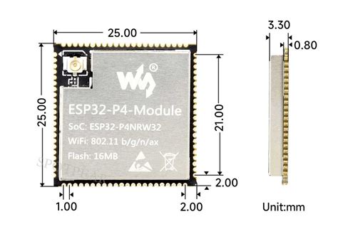 Esp32 P4 Module Core Board Psram 32mb Flash 16mb N16r32 Onboard Esp32 C6