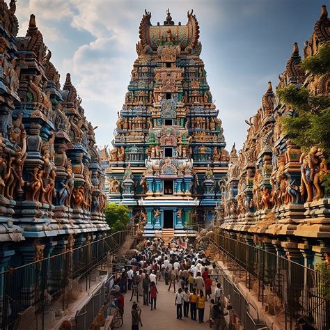Meenakshi Temple Madurai Temple Dravidian Architecture South Indian