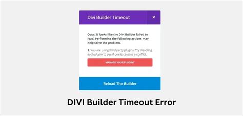 how to fix divi builder timeout error tech webers