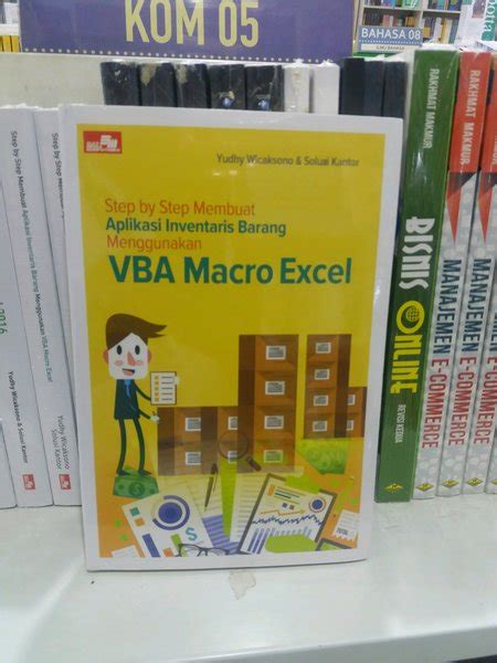 Jual Step By Step Membuat Aplikasi Inventaris Barang Menggunakan VBA