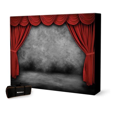 Modern Theater Portable Show Stage Backdrop Set