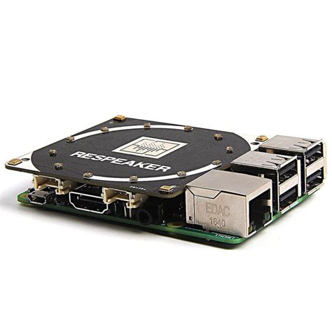 Respeaker 4 Mic Array For Raspberry Pi The Pi Hut