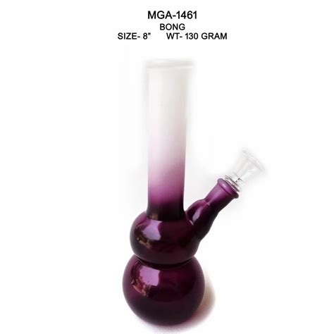 Mga 1461 Dual Color Glass Bong Size 8 Inch At ₹ 445 Piece In Agra