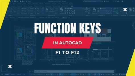 Function Keys in AutoCAD | AutoCAD Tutorial - YouTube