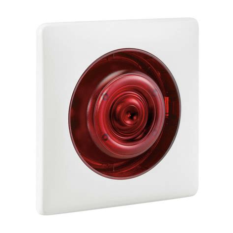 Diffuseur sonore classe B dB encastré flash rouge