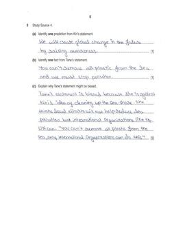 IGCSE GLOBAL PERSPECTIVES SOLVED PAST PAPER By Maha Memon TpT