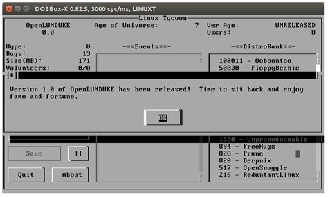install linux tycoon on linux snap store