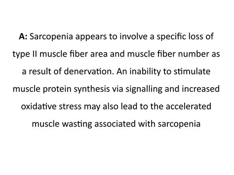 What Is Sarcopenia Summary Exercise And Guidelines Ppt