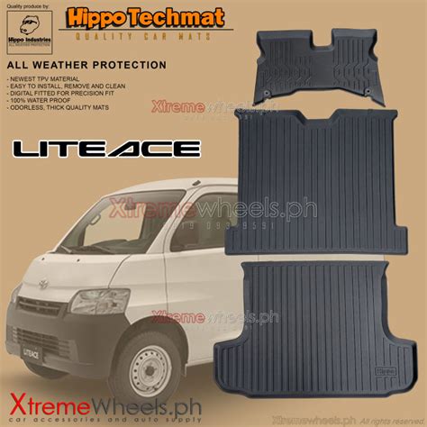 Toyota Hi Ace Lite 2019 2025 Hippo Techmat Floor Liner Deep Dish