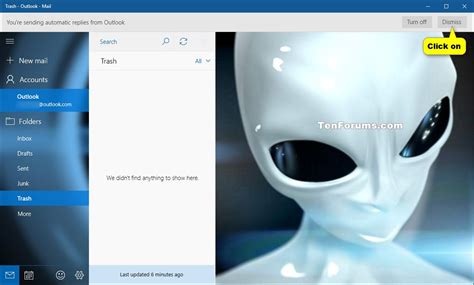 Turn On Or Off Automatic Replies In Windows 10 Mail App Tutorials