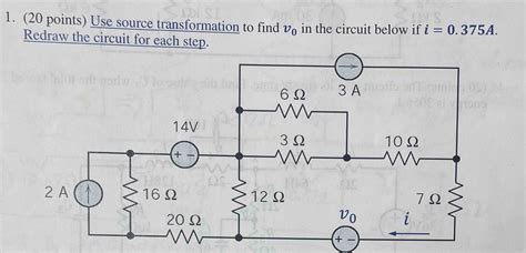 Solved Redraw The Circuit Of Each Problem And Circle Or Chegg Com