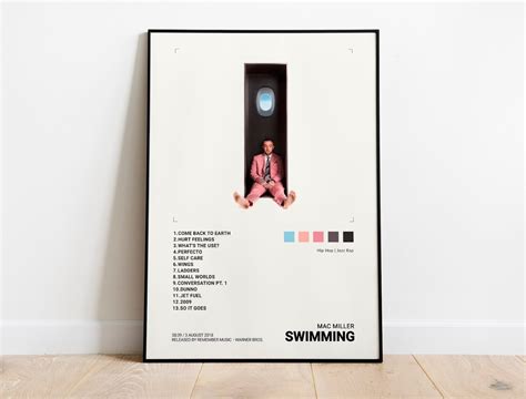 Mac Miller Swimming Album Cover Poster Architeg Prints