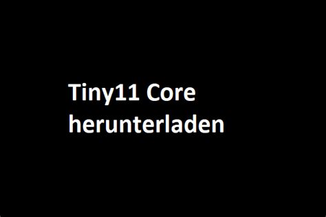 Tiny Core GB ISO Herunterladen Installieren MiniTool