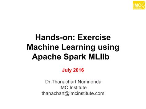 Machine Learning Using Apache Spark Mllib Pdf Programming Languages