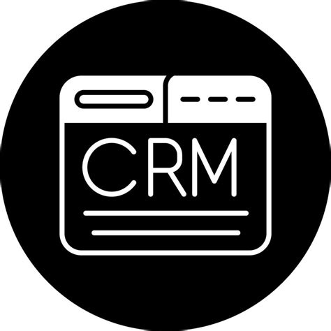 Crm Vector Icon 31667347 Vector Art At Vecteezy