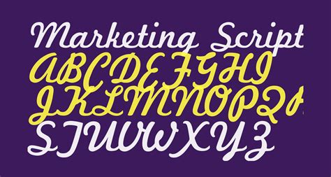 Marketing Script Free Font What Font Is