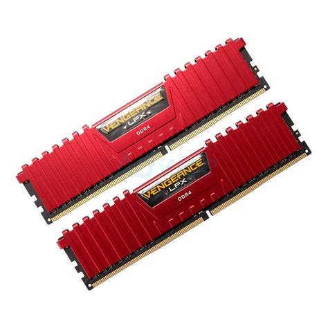 Ddr4 2400 16gb 8gbx2 Corsair Vengeance Lpx Red Cmk16gx4m2a2400c14r