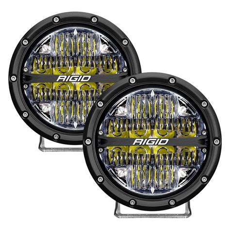 Rigid Industries 360 Series 6 Driving Led Lights White Raptor
